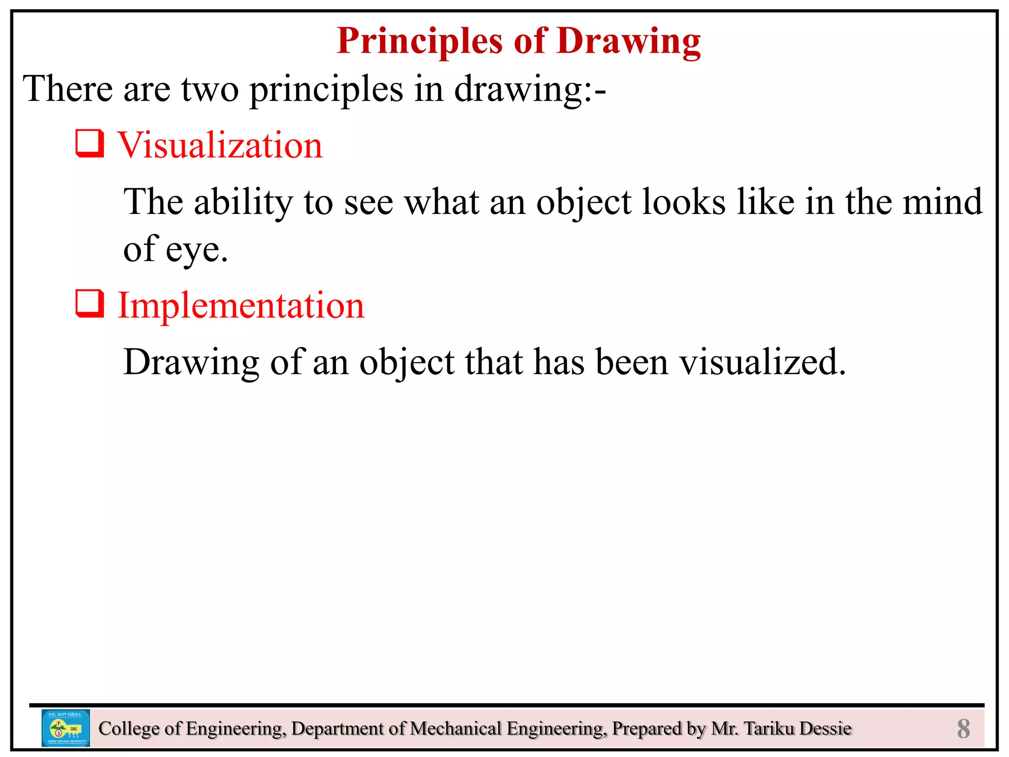 Basic introduction to Engineering Drawing | PDF