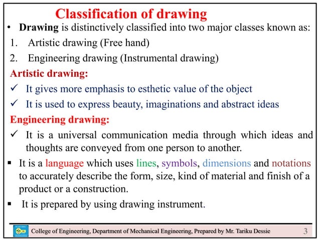 Basic introduction to Engineering Drawing | PDF