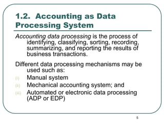 Chapter 1-Introduction to peachtree Accounting | PPT