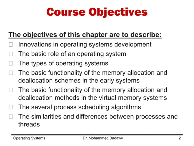 chapter1-introduction-to-operating-system.pdf | Operating Systems | Computer Software and ...