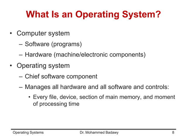 chapter1-introduction-to-operating-system.pdf | Operating Systems | Computer Software and ...