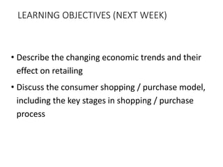 Chapter 1 - Introduction and Trends of retailing | PPT