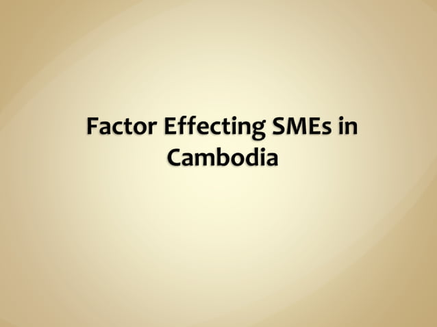 Chapter 1 introduction definition problem & solving factor effect to sme | PPT