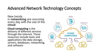 CHAPTER 1-Introduction of Advanced Network Technology and Facilities.pptx | Internet | Computing