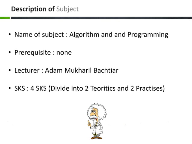 Algorithm and Programming (Introduction of Algorithms) | PDF ...