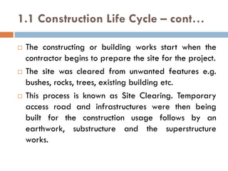 Chapter 1 introduction of construction engineering | PDF