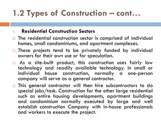 Chapter 1 introduction of construction engineering | PDF
