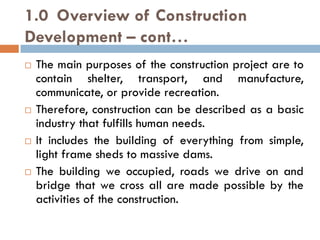 Chapter 1 introduction of construction engineering | PDF