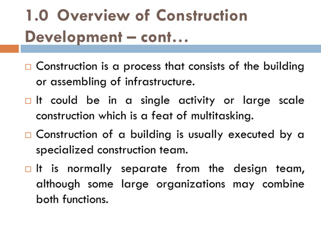 Chapter 1 introduction of construction engineering | PDF | Construction ...