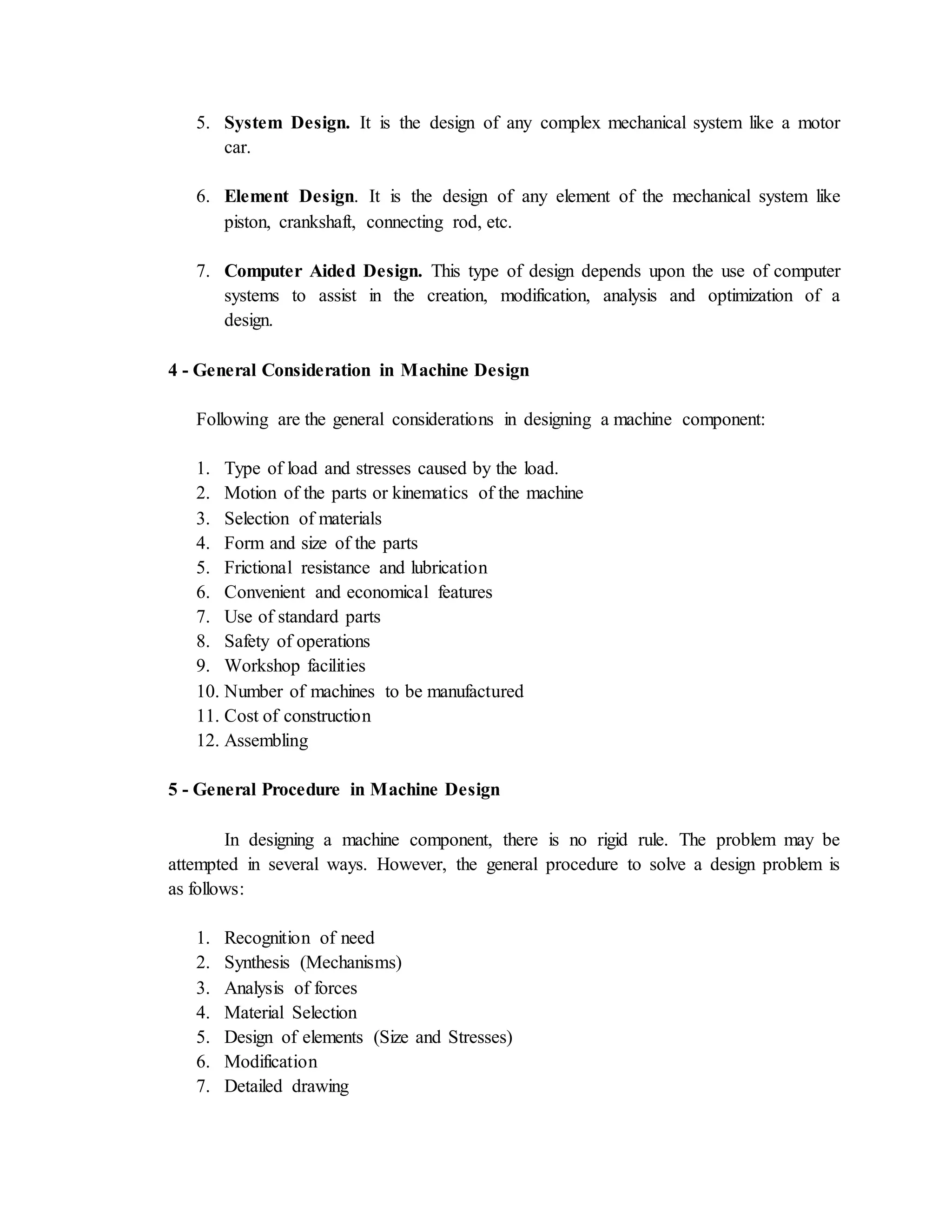 Chapter 1 introduction to agricultural machinery design | DOCX