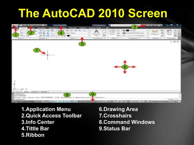 CHAPTER 1 - Introduction to AutoCAD.ppt | Drawing and Sketching | Arts and Crafts