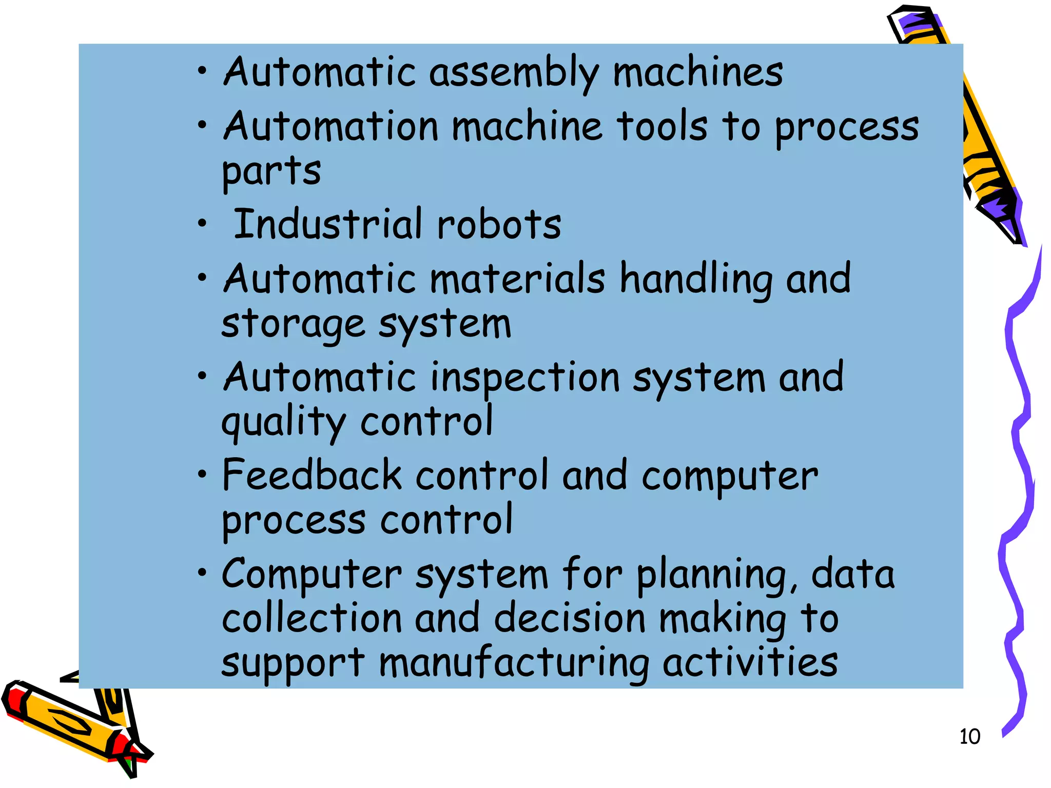 Chapter 1 introduction to automation | PPT