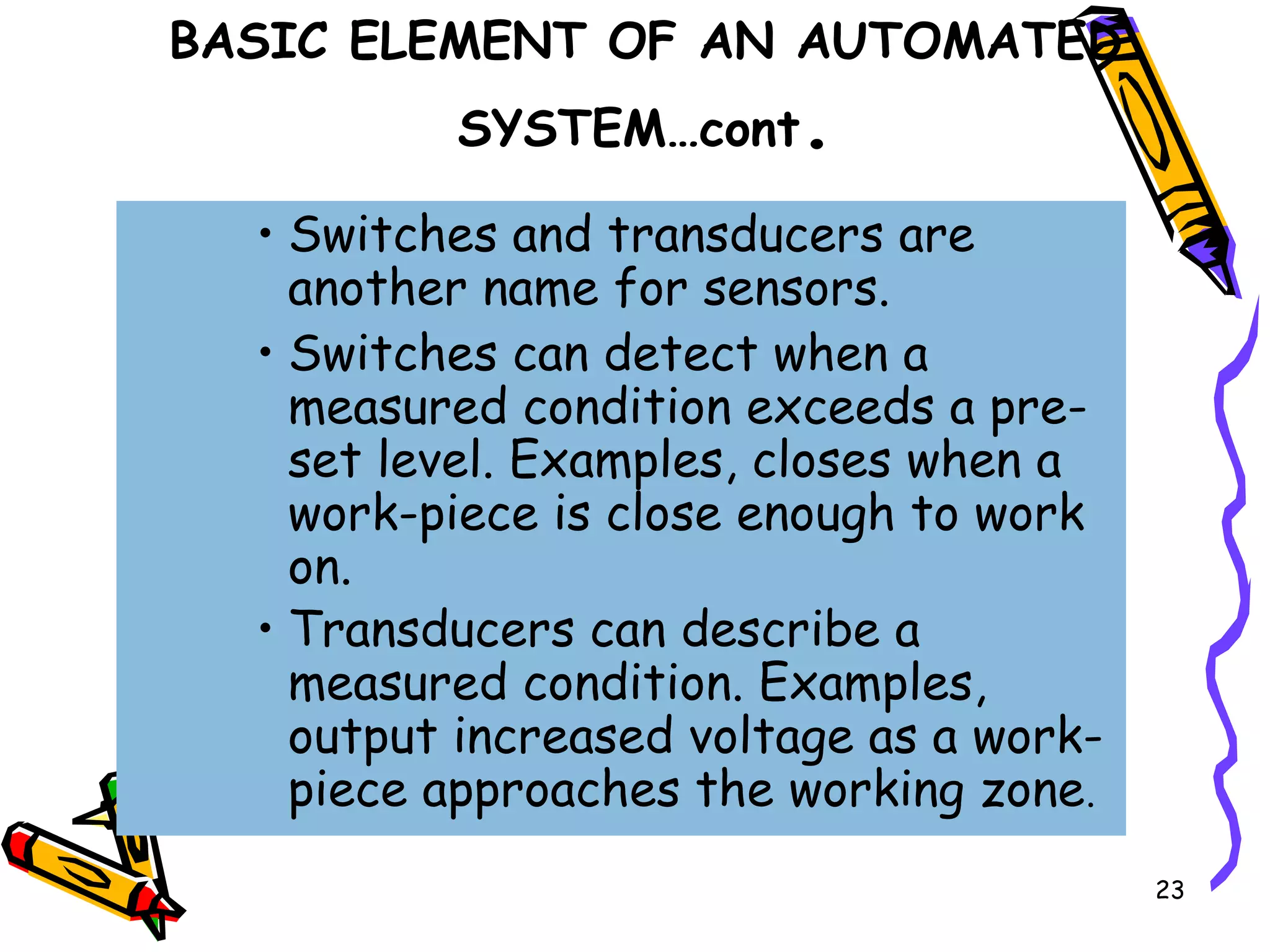 Chapter 1 Introduction To Automation Ppt
