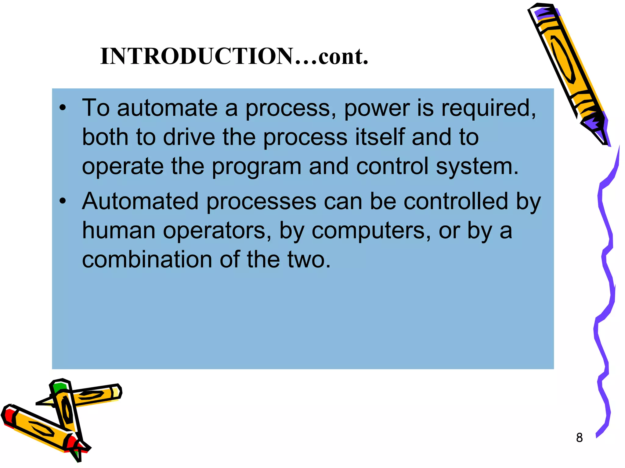 Chapter 1 introduction to automation | PPT