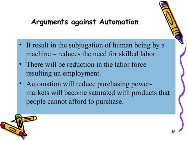 Chapter 1 Introduction To Automation Ppt