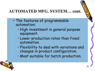 Chapter 1 introduction to automation | PPT