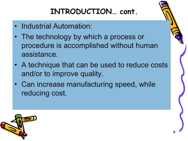 Chapter 1 introduction to automation | PPT