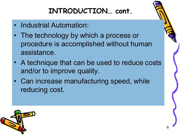 Chapter 1 Introduction To Automation
