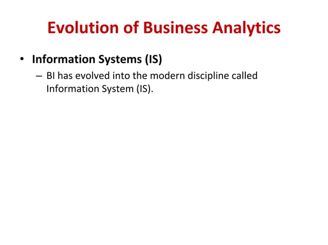 Chapter 1 - Introduction to Business Analytics.pptx | Databases ...