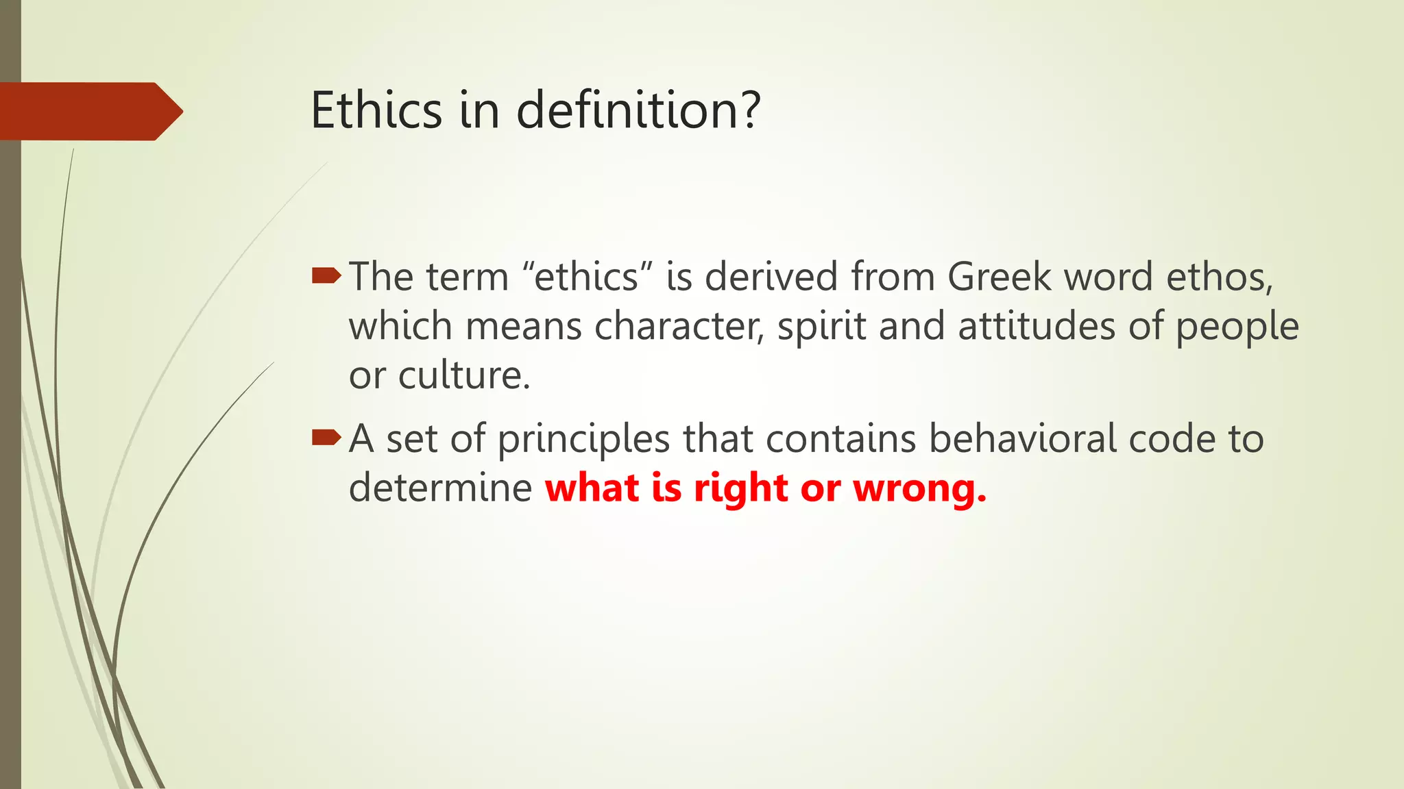 Chapter 1 - Introduction to Business Ethics.pptx | Business | Business ...