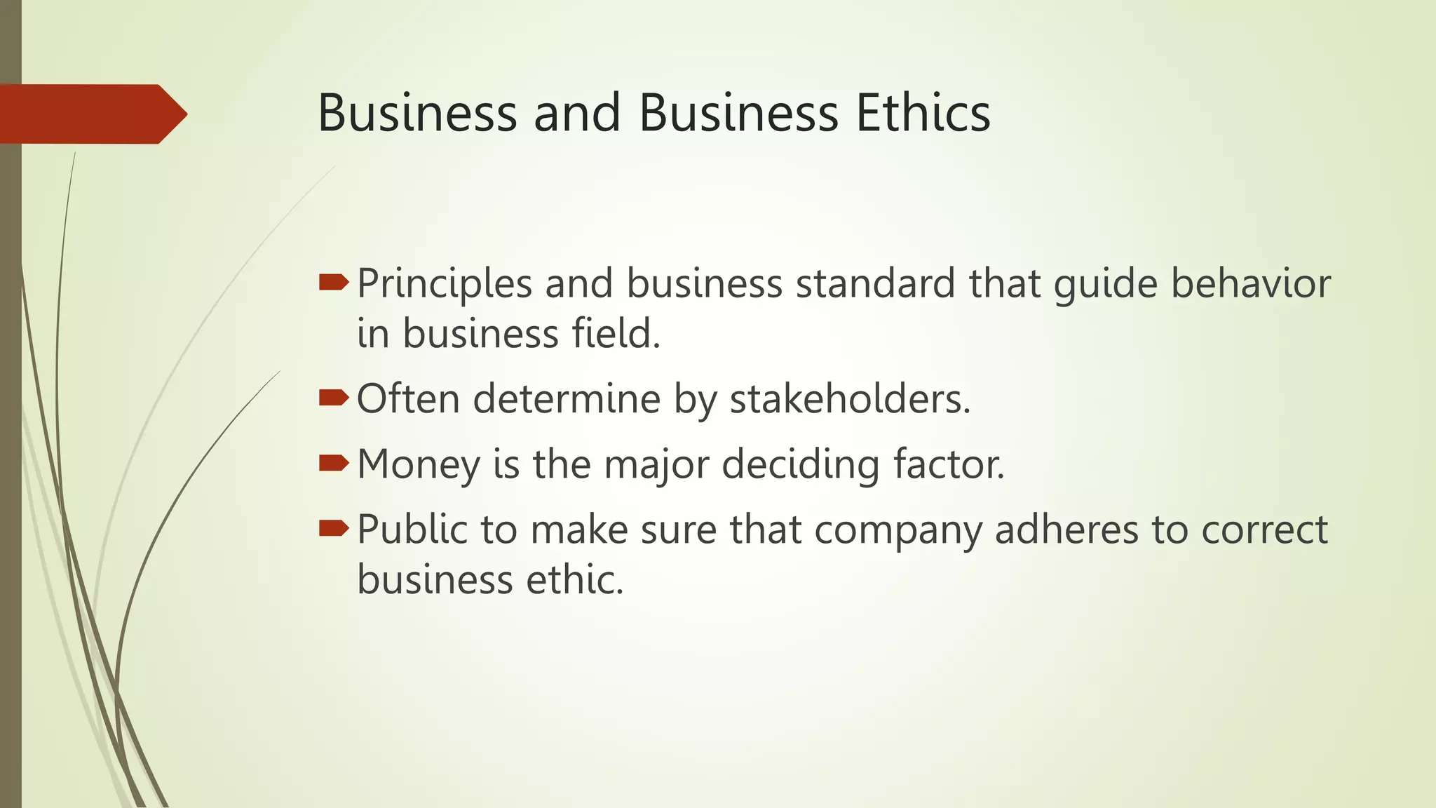 Chapter 1 - Introduction to Business Ethics.pptx | Business | Business ...