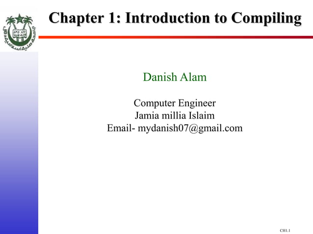 Chapter1 Introduction Of Compiler Ppt