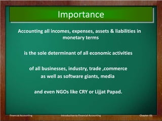 Introduction to Financial Accounting | PPTX