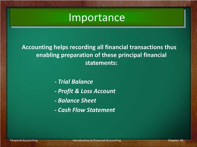 Introduction to Financial Accounting | PPT