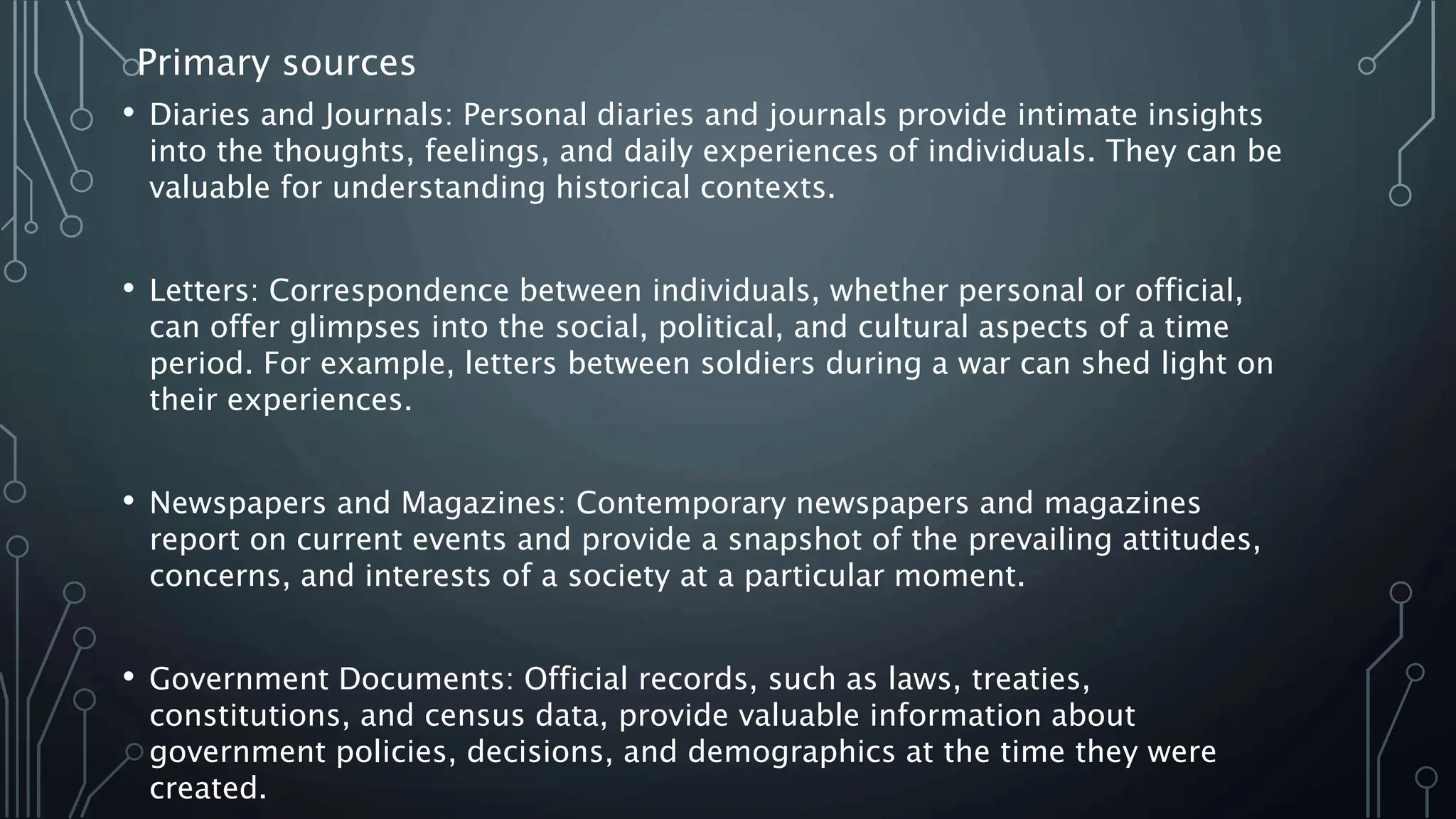 chapter 1 - Introduction to history Definition ISSUES SOURCES And ...