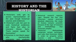 chapter 1 - Introduction to history Definition ISSUES SOURCES And ...