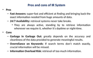 Chapter 1 - Introduction to IR Information retrieval ch1 Information ...