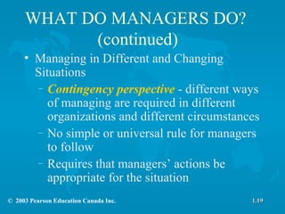 Chapter 1 Introduction To Management And Organizations | PPT
