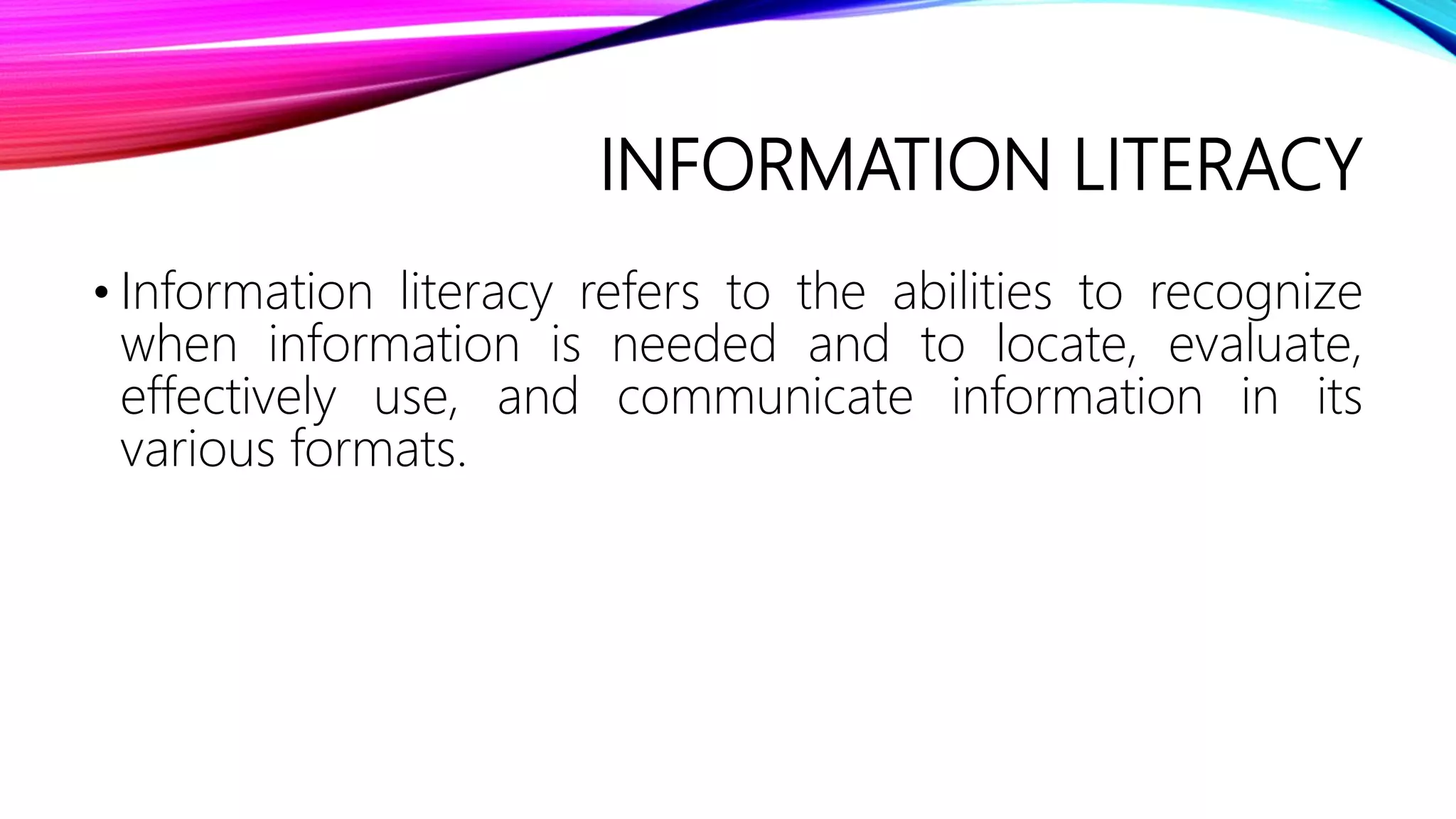 Chapter 1 Introduction to Media and Information Literacy | PPTX
