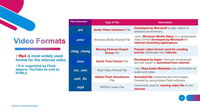 Std 11 Chapter 1 Introduction to Multimedia (Part 2) | PPTX