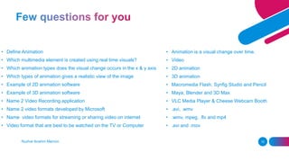 Std 11 Chapter 1 Introduction to Multimedia (Part 2) | PPTX