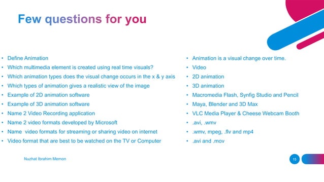 Std 11 Chapter 1 Introduction to Multimedia (Part 2) | PPTX