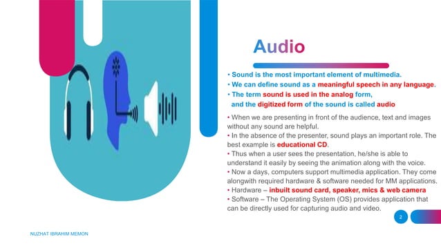 Std 11 Chapter 1 Introduction to Multimedia (Part 2) | PPTX