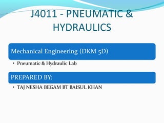 Introduction To Hydraulics And Pneumatics PPT, 40% OFF