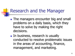 Chapter1 introduction to research | PPT