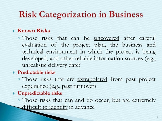 Chapter1 introduction to risk management | PPTX