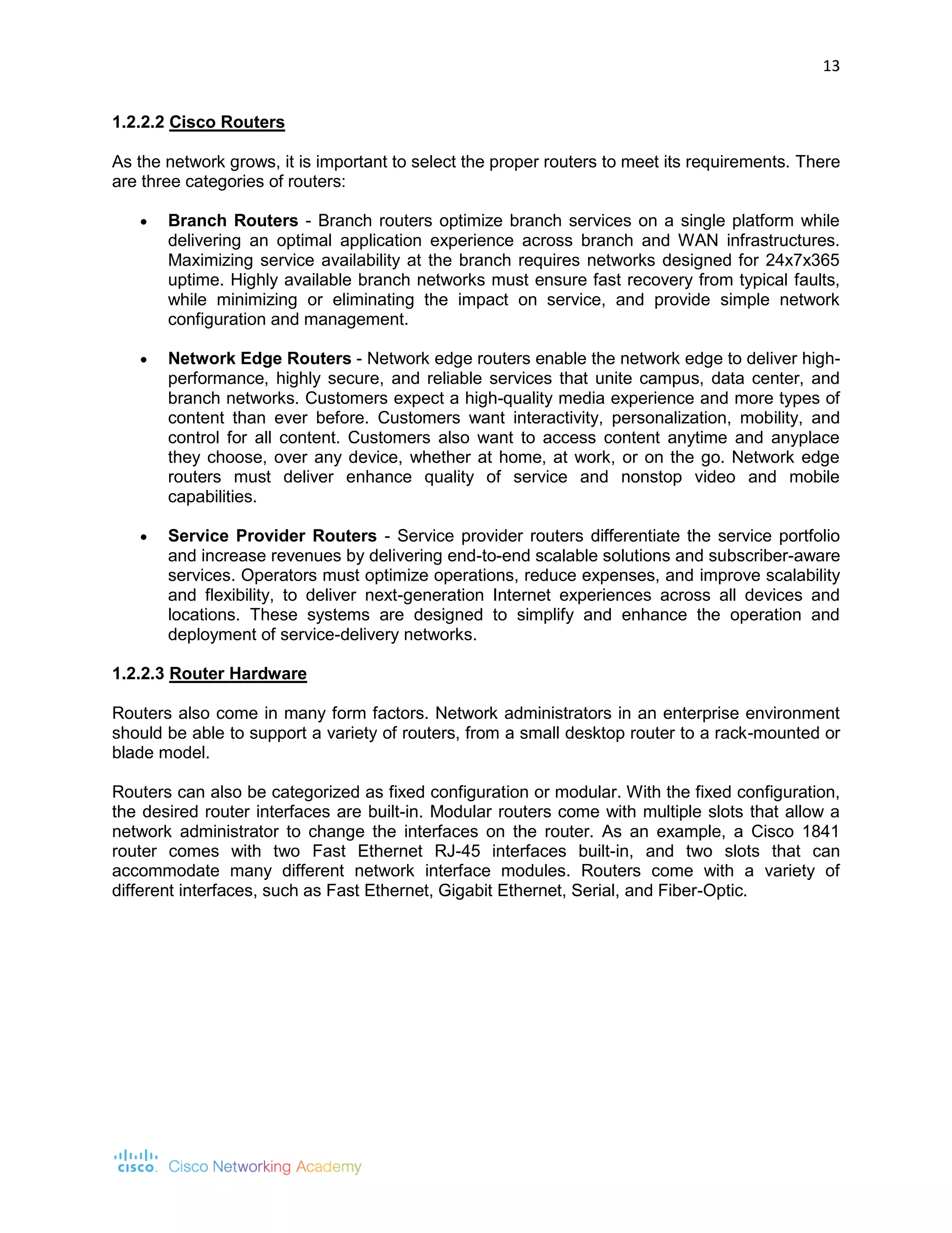 Chapter 1 introduction to scaling networks | PDF