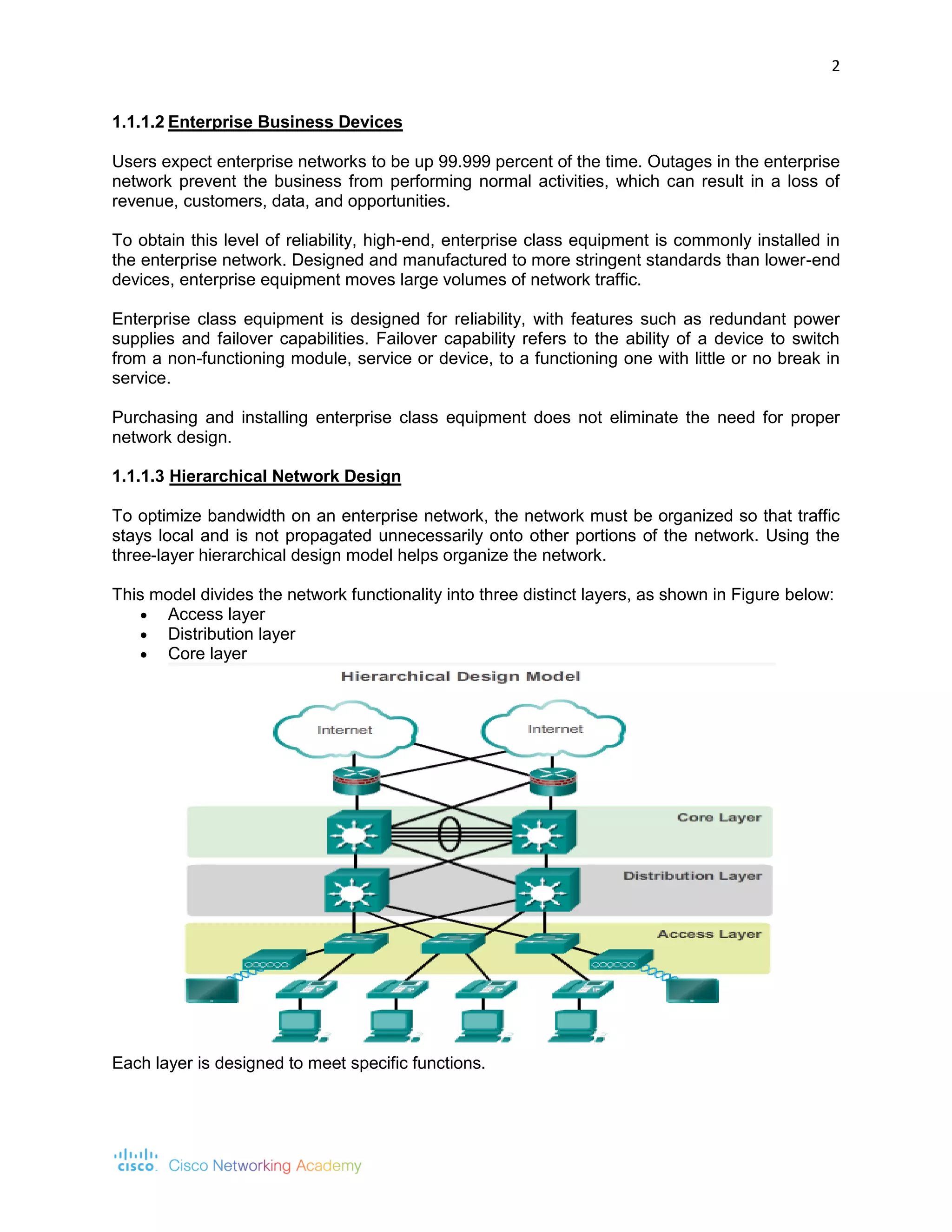 Chapter 1 introduction to scaling networks | PDF