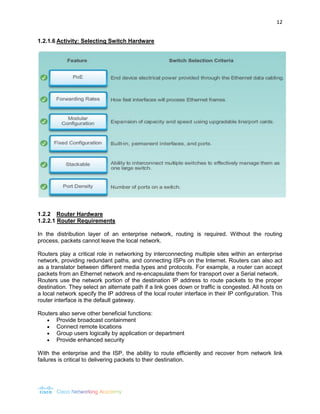 Chapter 1 introduction to scaling networks | PDF