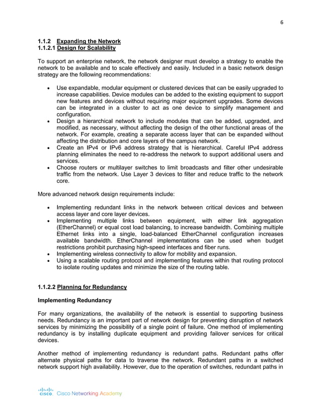 Chapter 1 introduction to scaling networks | PDF
