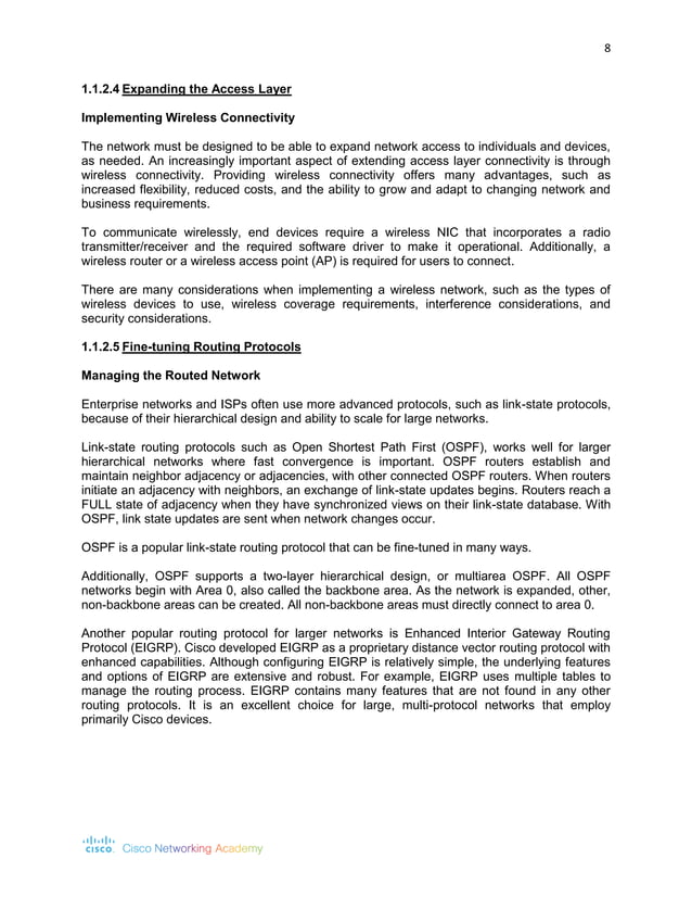 Chapter 1 introduction to scaling networks | PDF