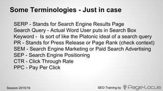 Chapter 1 introduction to seo | PPTX