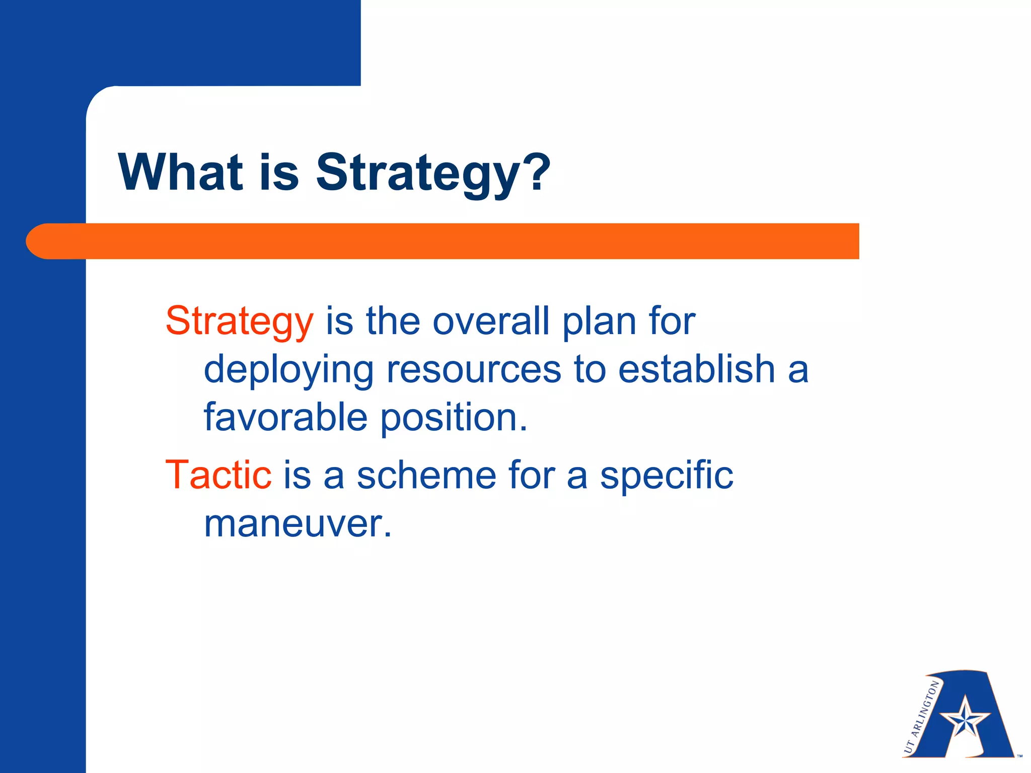 Chapter 1 introduction to strategic management | PPT | Business ...