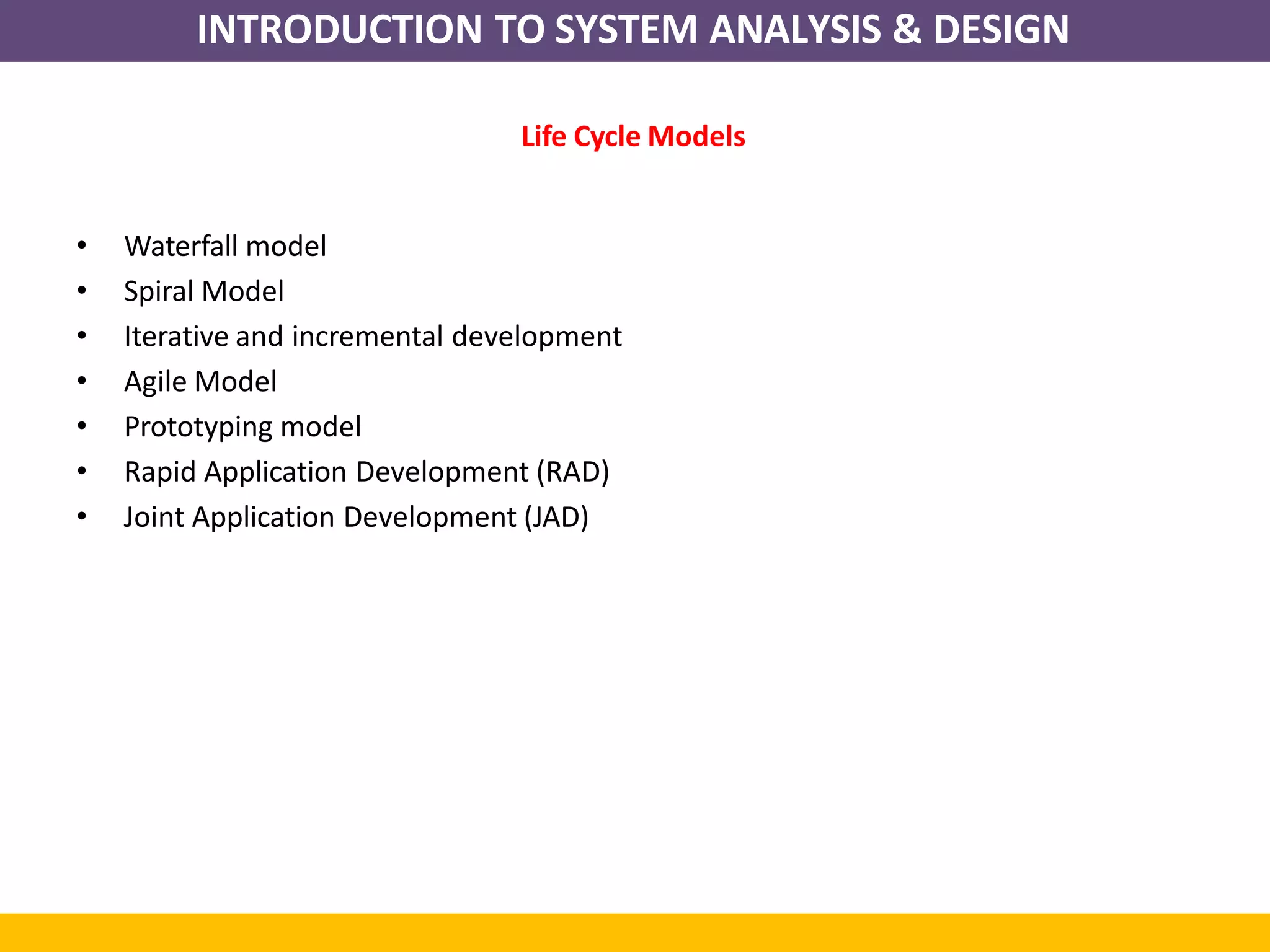 Chapter 1- INTRODUCTION TO SYSTEM ANALYSIS AND DESIGN by DEEPA (1).pptx