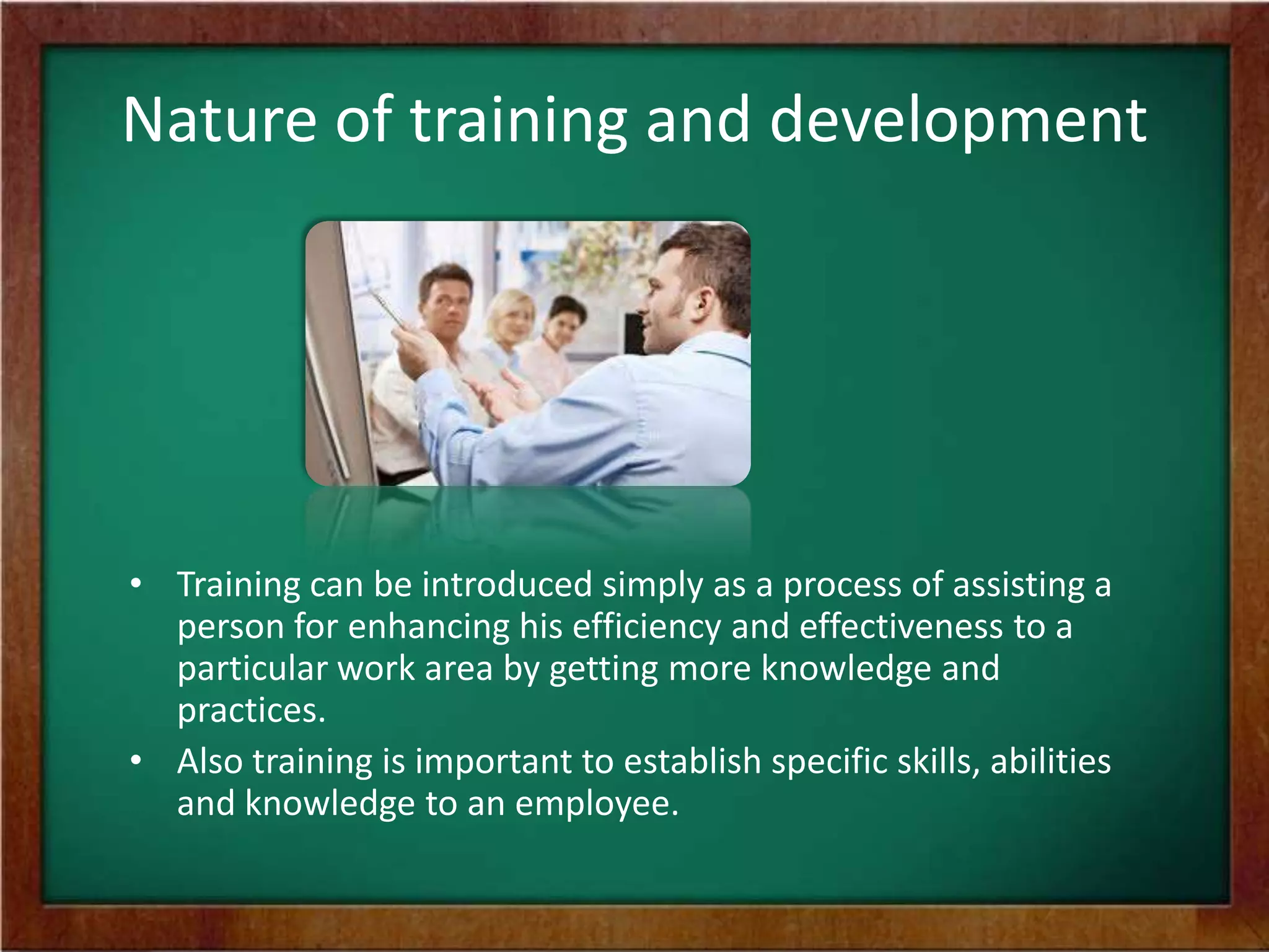 Introduction to Training & Development | PPTX