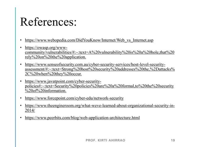 Chapter 1 introduction(web security) | PPT